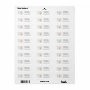 Blank Name Badge Stickers Custom Logo Employee | Zazzle