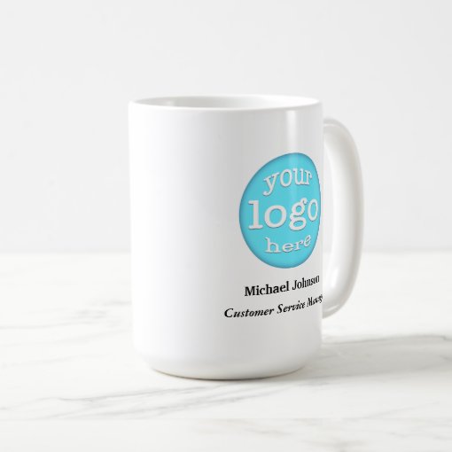 Custom Company Business Logo Employee Staff Office Coffee Mug | Zazzle