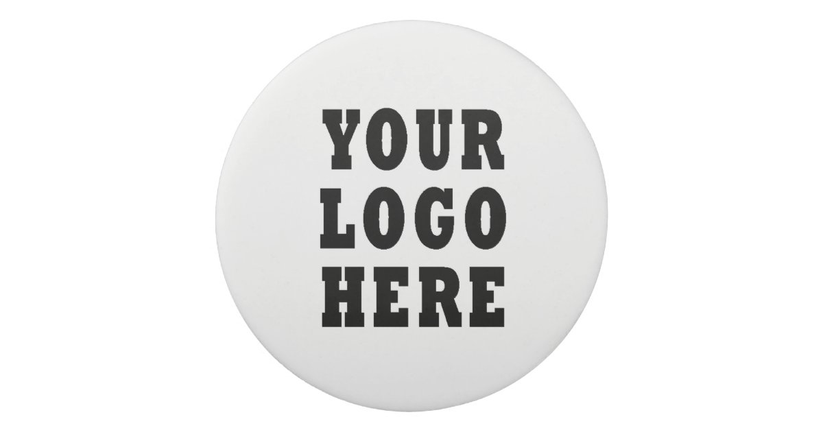 Custom Company Business Logo Eraser | Zazzle