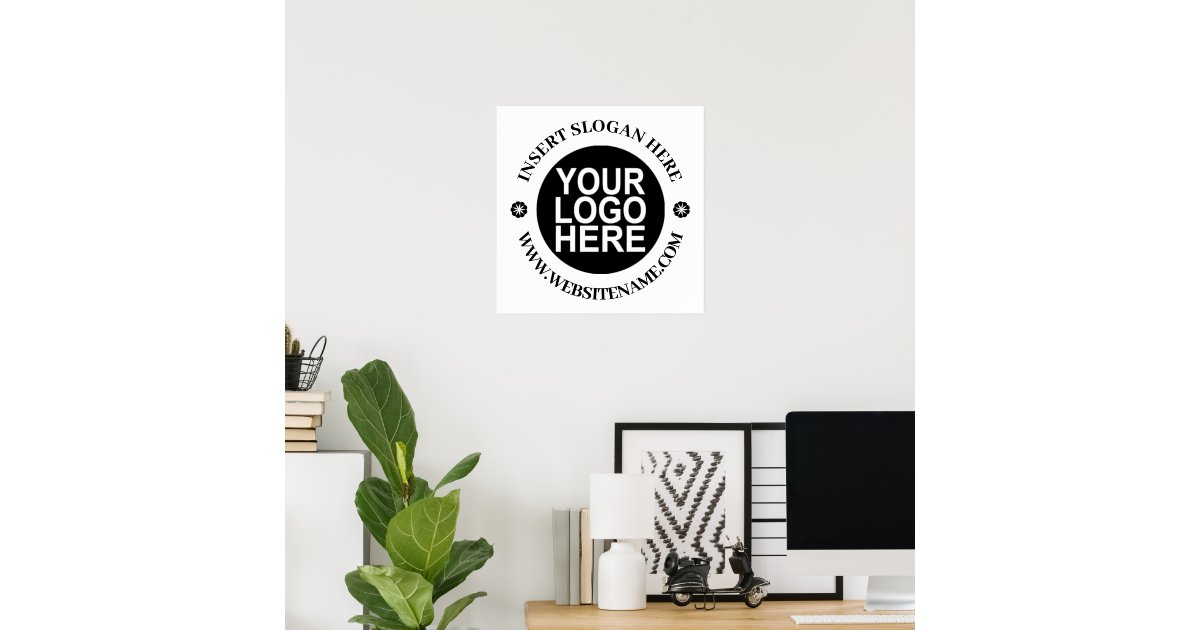 Custom Company Business Logo Poster | Zazzle
