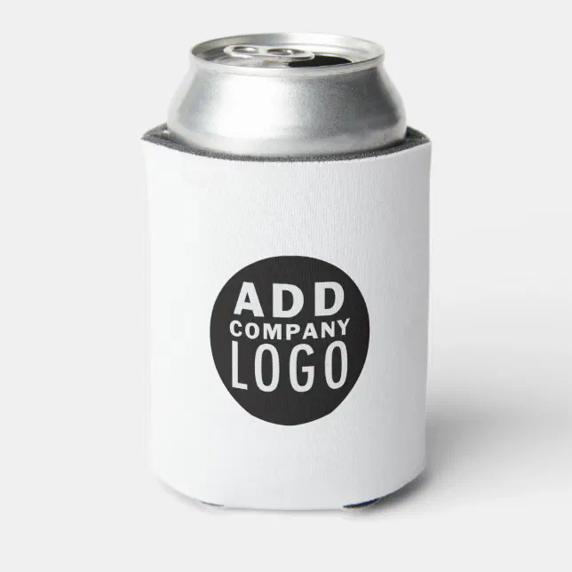 Custom Company Business Logo Promotional Can Cooler | Zazzle Custom Company Business Logo Promotional Can Cooler | Zazzle