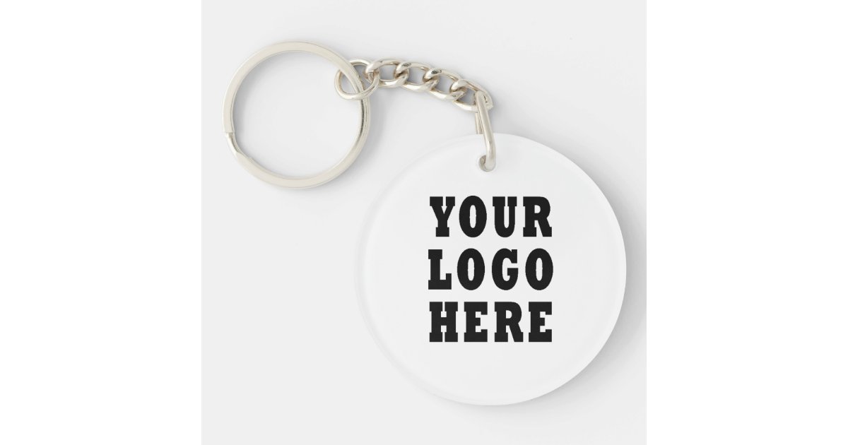 Custom Company Business Logo Promotional Keychain | Zazzle Custom Company Business Logo Promotional Keychain | Zazzle