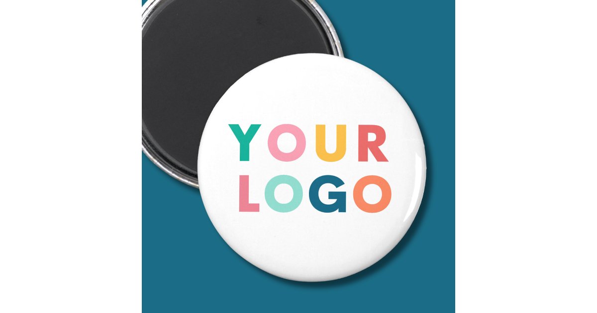 Custom Company Business Logo Promotional Magnet | Zazzle