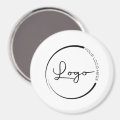Custom Company Business Logo Promotional Magnet | Zazzle