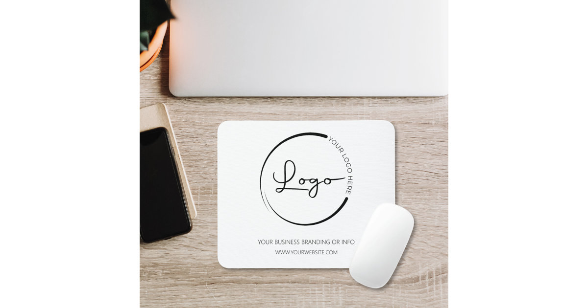 Custom Company Business Logo Promotional Mouse Pad | Zazzle