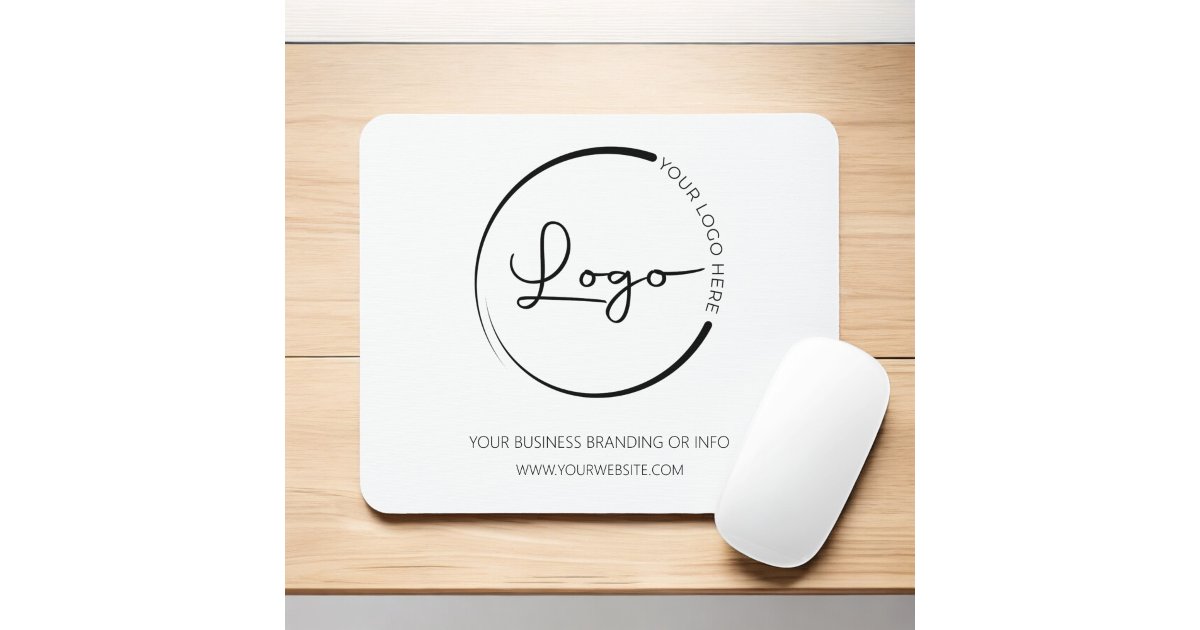 Custom Company Business Logo Promotional Mouse Pad | Zazzle
