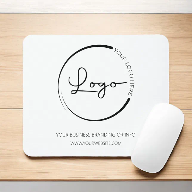 Custom Company Business Logo Promotional Mouse Pad | Zazzle