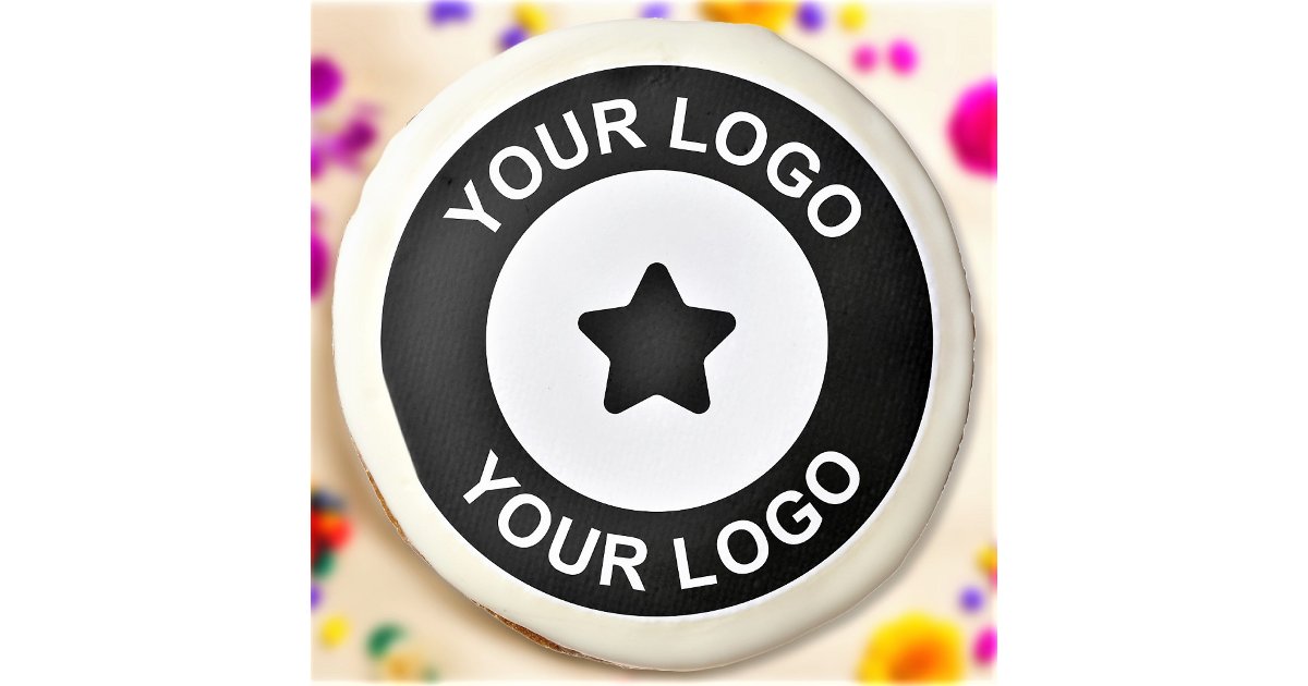 Custom Company Business Logo Promotional Sugar Cookie | Zazzle