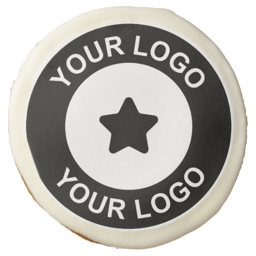 Custom Company Business Logo Promotional Sugar Cookie | Zazzle