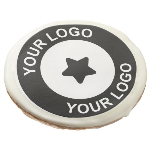 Custom Company Business Logo Promotional Sugar Cookie | Zazzle