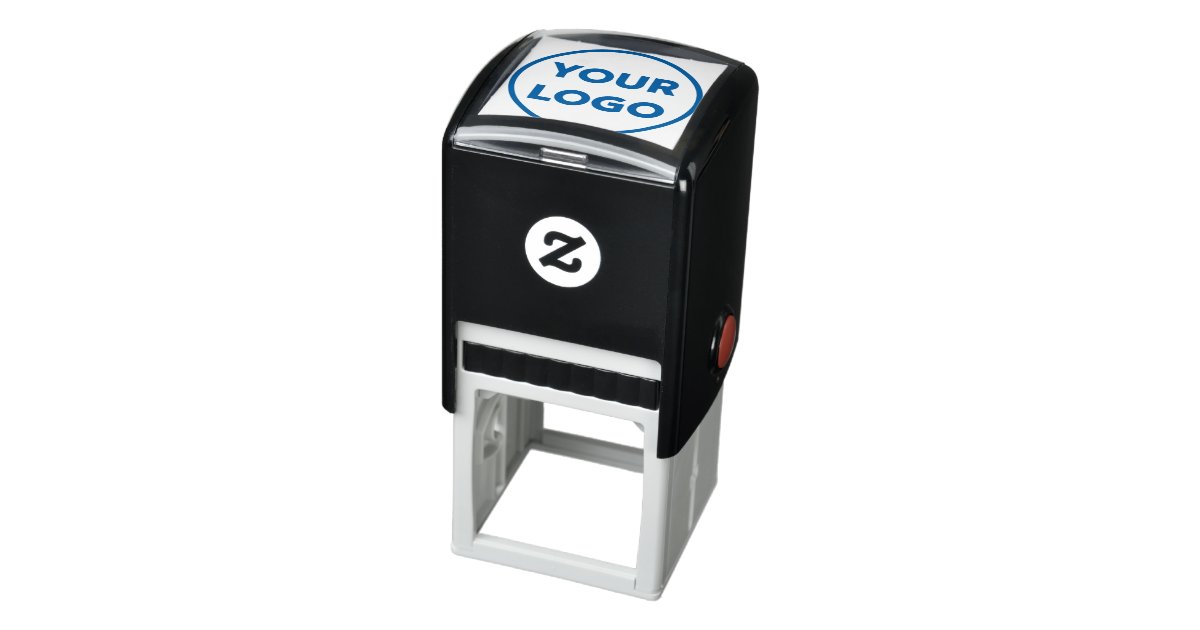 Custom Company Business Logo Self-inking Stamp | Zazzle