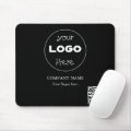 Custom company business Logo | Stylish QR Code Mouse Pad | Zazzle