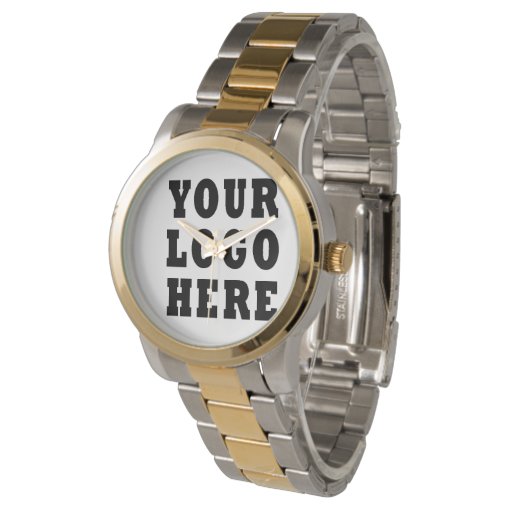 Custom Company Business Logo Watch | Zazzle