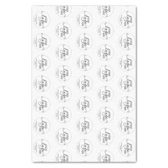 Custom Company Business Personal Logo Branding Tissue Paper | Zazzle