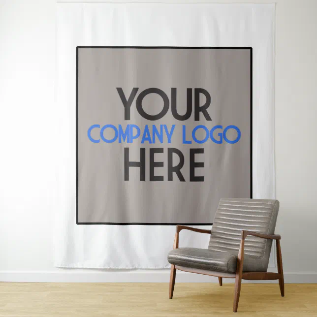 Custom Company Business Trade Show Logo Backdrop | Zazzle