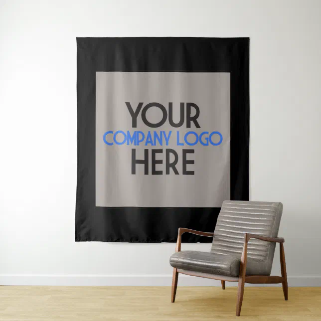 Custom Company Business Trade Show Logo Backdrop | Zazzle