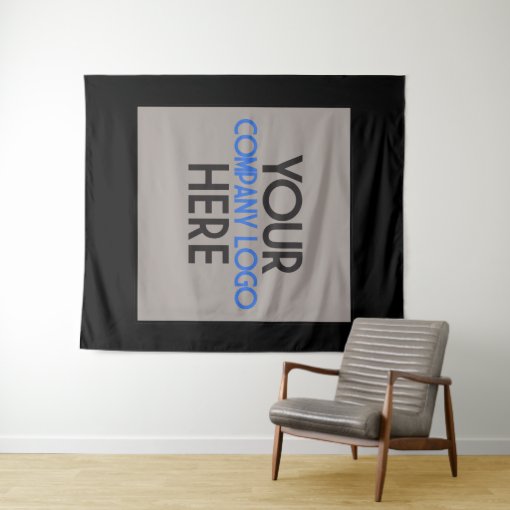 Custom Company Business Trade Show Logo Backdrop | Zazzle