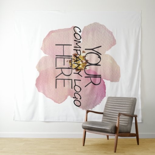 Custom Company Business Trade Show Logo Backdrop | Zazzle