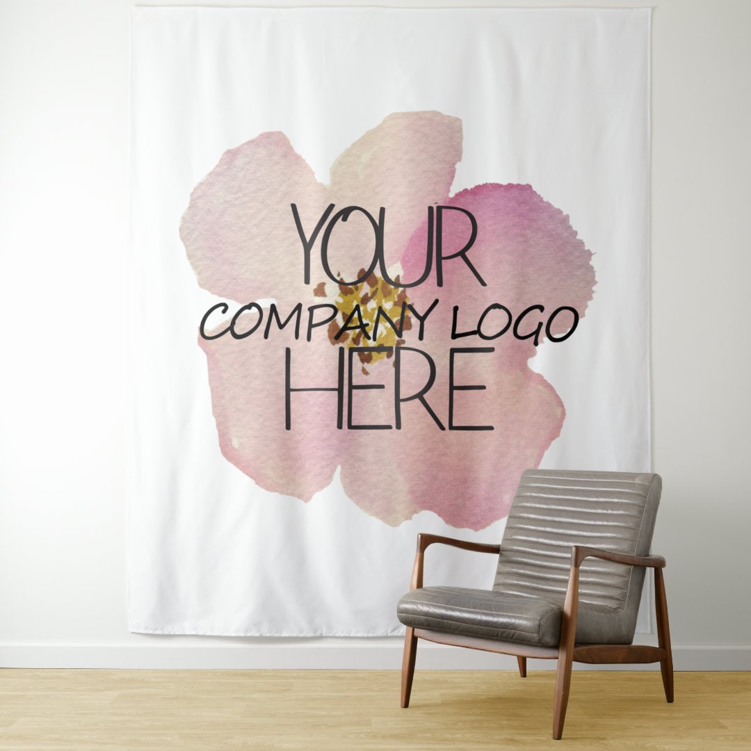 Custom Company Business Trade Show Logo Backdrop | Zazzle