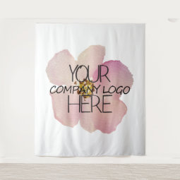 Custom Company Business Trade Show Logo Backdrop | Zazzle