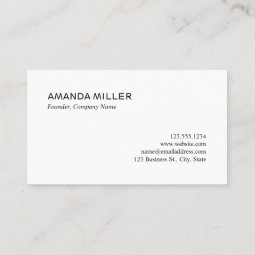 Custom Company Logo and Contact Info Business Card | Zazzle