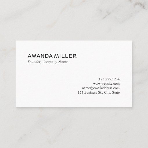 Custom Company Logo and Contact Info Business Card | Zazzle
