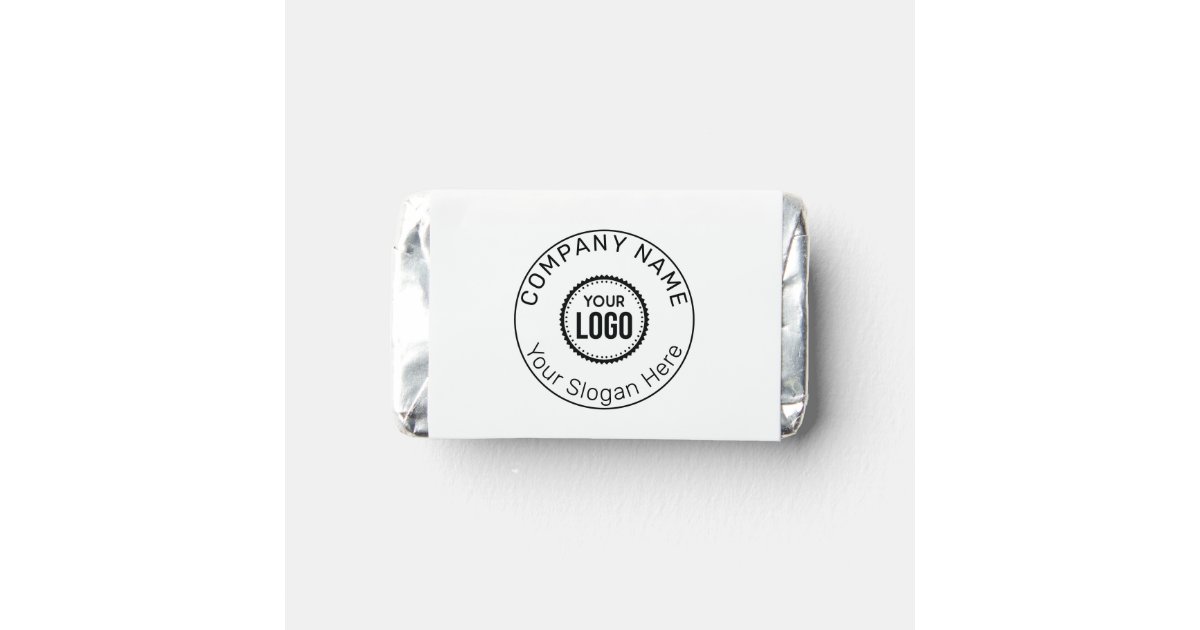 Custom Company Logo And Slogan With Promotional Hershey's Miniatures ...