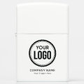 Custom Company Logo And Slogan With Promotional Zippo Lighter | Zazzle