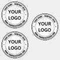 Custom Company Logo and Text Business Labels | Zazzle