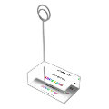 Custom Company Logo and Text Place Card Holder | Zazzle