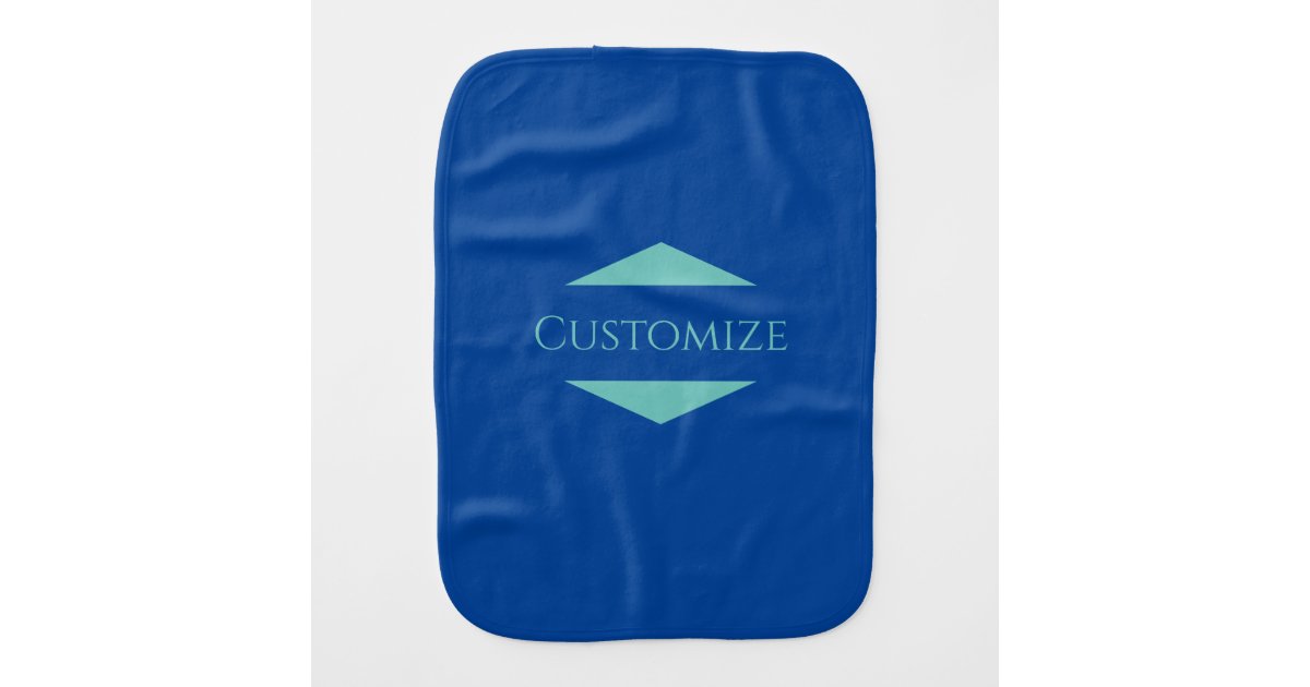 Custom Company Logo Baby Burp Cloth | Zazzle
