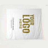 Custom Company Logo Backdrop For Events | Zazzle