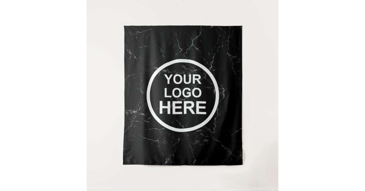 Custom Company Logo Backdrop For Events | Zazzle