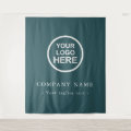 Custom Company Logo Backdrop For Events Tapestry | Zazzle