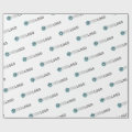 Custom company logo branded business gifts wrapping paper | Zazzle