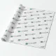Custom company logo branded business gifts wrapping paper | Zazzle