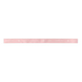 Custom company logo branded name pink Satin Ribbon | Zazzle