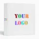 Custom Company Logo Business Binder - Choose Color | Zazzle