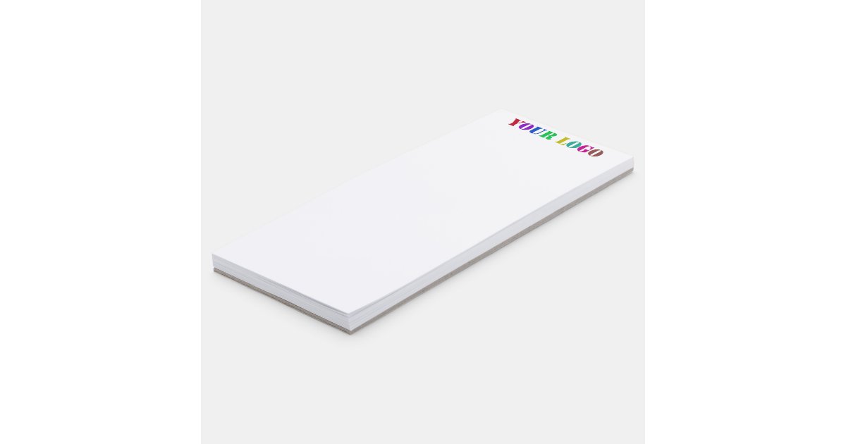 Custom Company Logo Business Magnetic Notepad | Zazzle
