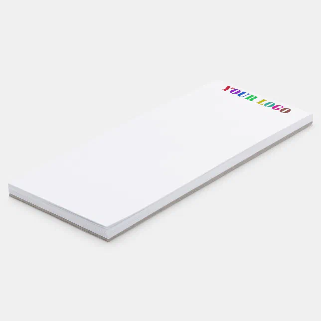 Custom Company Logo Business Magnetic Notepad | Zazzle