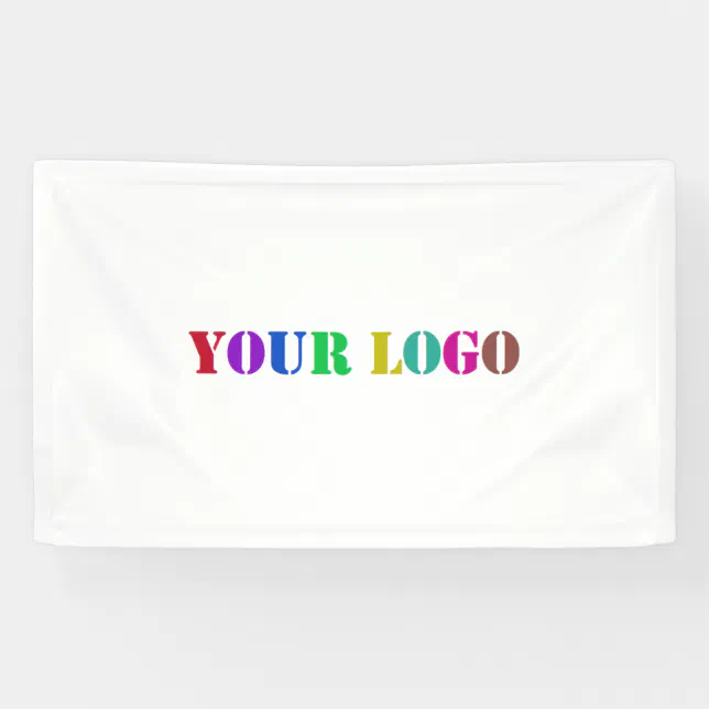 Custom Company Logo Business Promotional Banner | Zazzle