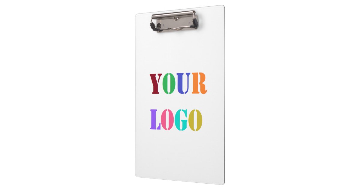 Custom Company Logo Business Promotional Clipboard | Zazzle