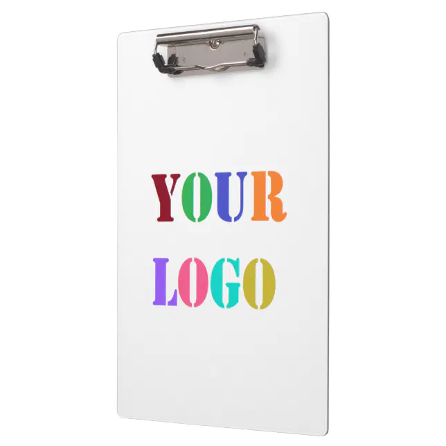 Custom Company Logo Business Promotional Clipboard | Zazzle