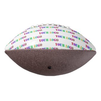 Custom Company Logo Business Promotional Football | Zazzle