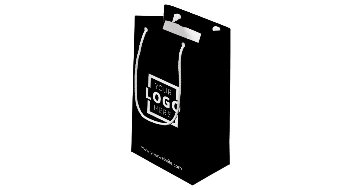 Custom Company Logo Business Promotional Gift Small Gift Bag | Zazzle