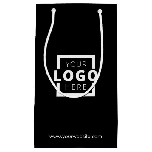 Custom Company Logo Business Promotional Gift Small Gift Bag | Zazzle