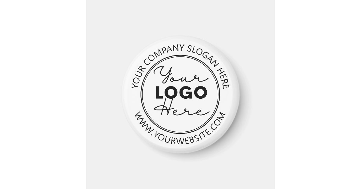 Custom Company Logo Business Promotional Magnet | Zazzle