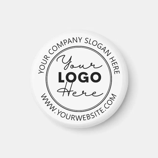 Custom Company Logo Business Promotional Magnet | Zazzle