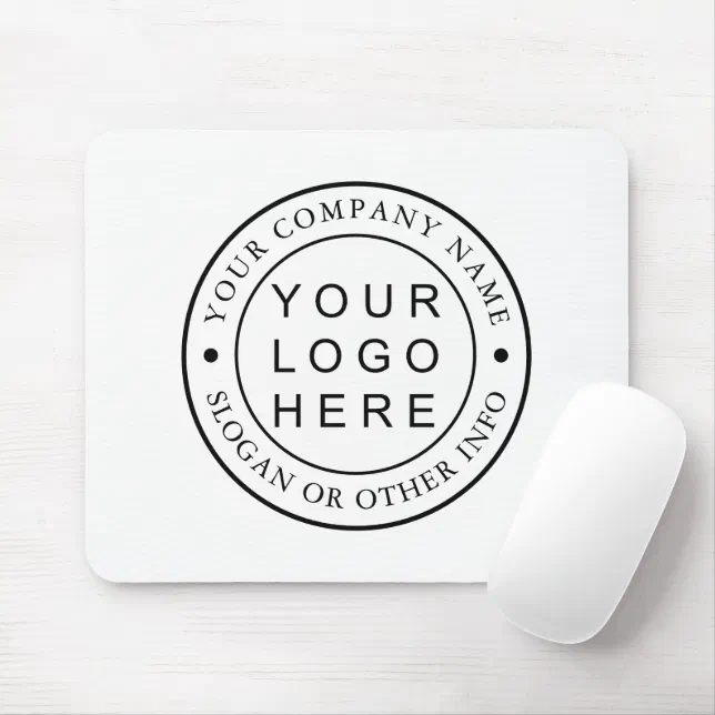 Custom Company Logo Business Promotional Mouse Pad | Zazzle