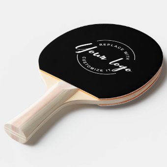 Custom Company logo business promotional Ping Pong Paddle | Zazzle